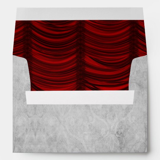 Blood Roses and Silk Red Gothic Wedding Envelope | Zazzle.com