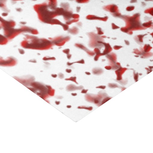 Blood Spatter Tissue Paper | Zazzle