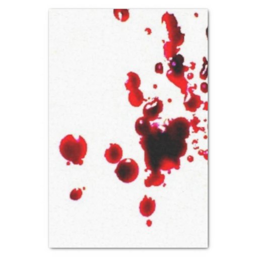 blood splatter 2.png tissue paper | Zazzle