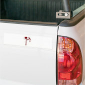 blood splatter 4 bumper sticker | Zazzle