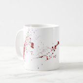Blood Splatter Coffee Mug | Zazzle