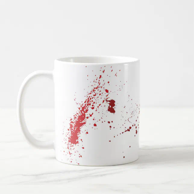 Blood Splatter Coffee Mug | Zazzle