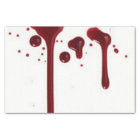 Blood Splatter Tissue Paper | Zazzle.com