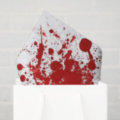 Blood Splatter Halloween Tissue Paper | Zazzle