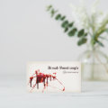 Blood Splatter, Horror Business Card | Zazzle