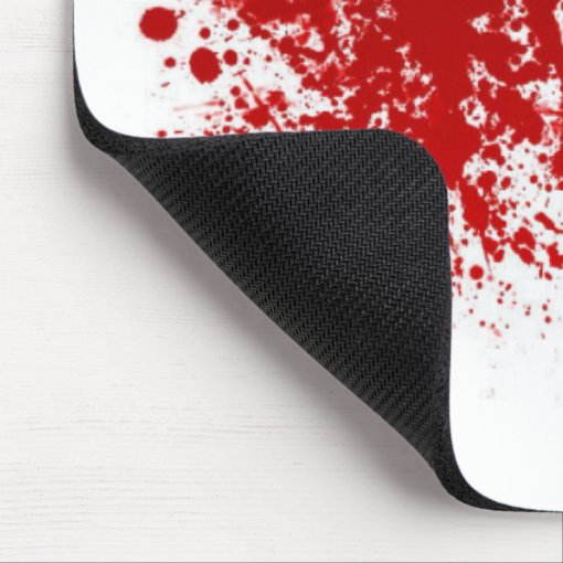 Blood Splatter Mouse Pad | Zazzle