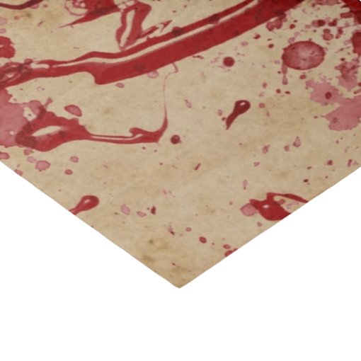 Blood Splatter Tissue Paper | Zazzle