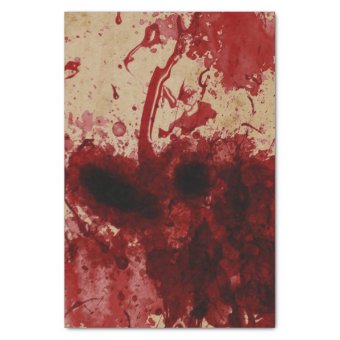 Blood Splatter Tissue Paper | Zazzle