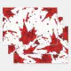 Blood Splatter Wrapping Paper Sheets | Zazzle