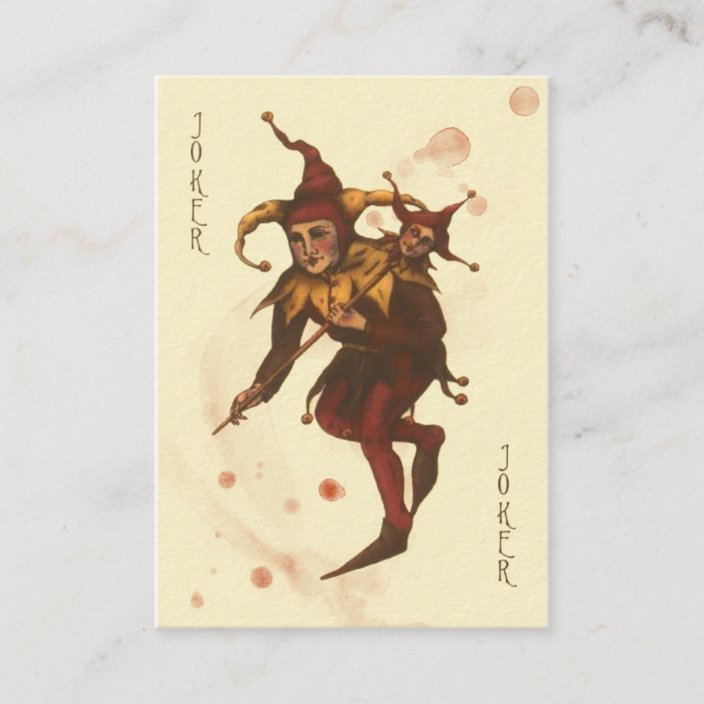 Bloodstained Joker Calling Card | Zazzle.com