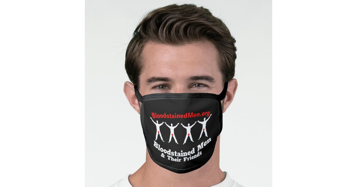 Bloodstained Men & Their Friends face mask | Zazzle