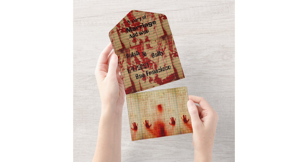 Bloody Invitation | Zazzle