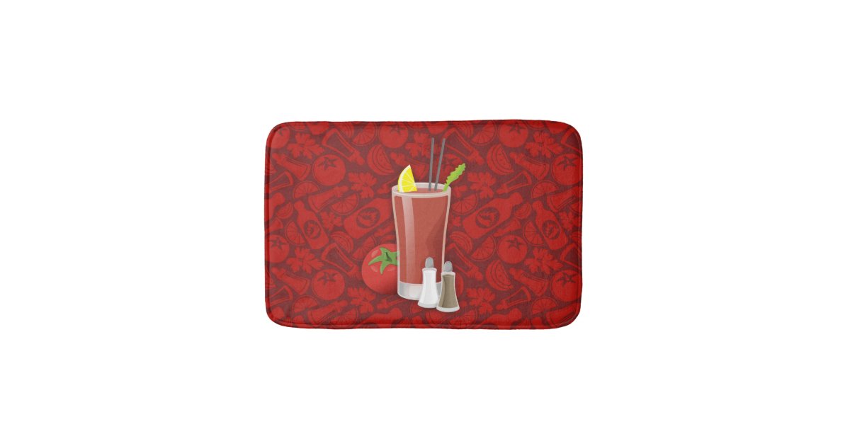 Bloody Mary Bath Mat | Zazzle