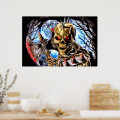 Bloody Skeleton Poster | Zazzle