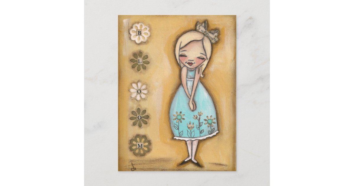 BLOOM - postcard | Zazzle