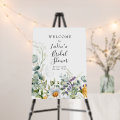 Bloom Wildflower | Meadow Floral | Welcome Sign | Zazzle