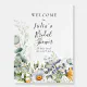 Bloom Wildflower | Meadow Floral | Welcome Sign | Zazzle