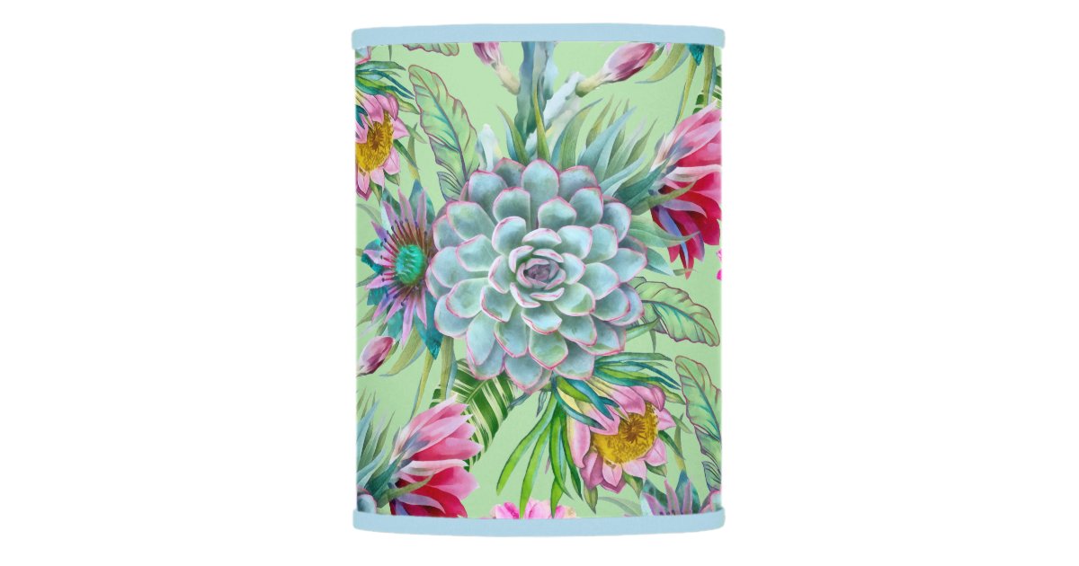 Blooming Cacti & Succulents Lamp Shade | Zazzle