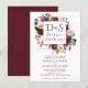 Blooming Figs | Moody Rustic Monogram Wreath Invitation | Zazzle