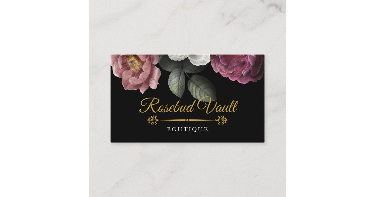 Blooming Roses Business Card | Zazzle