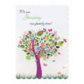 Blooming Tree Pregnancy Announcement | Zazzle