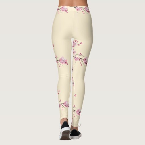Blossom Tet Hoa Anh Dao Vietnamese NewYear WL Leggings | Zazzle