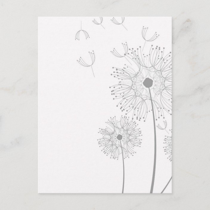 Blossoms Dandelion Flowers Peace Love Destiny Postcard | Zazzle.com