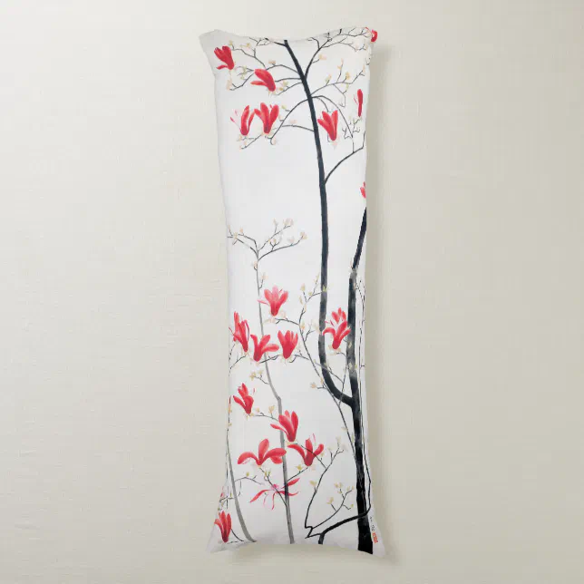 Blossoms of Magnolia Tree, Kobayashi Kokei Body Pillow | Zazzle