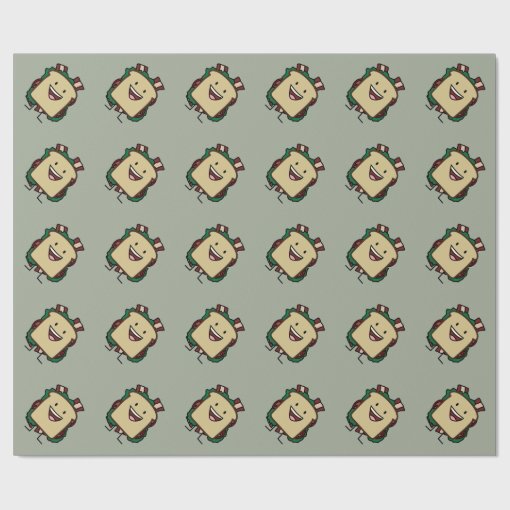 BLT Sandwich Bacon Lettuce and Tomato Foods Design Wrapping Paper | Zazzle