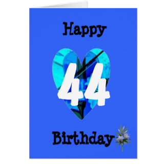 44th Birthday Cards | Zazzle