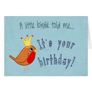 Little Birdie Told Me Greeting Cards | Zazzle