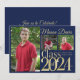 Blue and Gold Class of 2020 Photo Graduation Invitation | Zazzle
