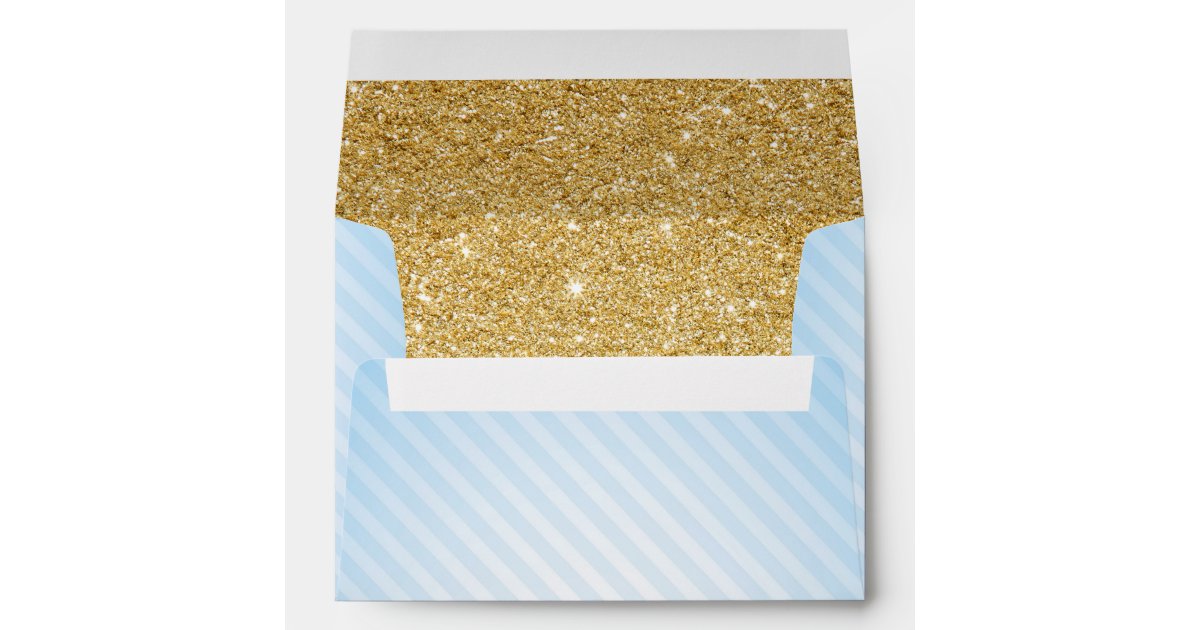 Blue and Gold Envelopes, Twinkle Little Star Envelope | Zazzle