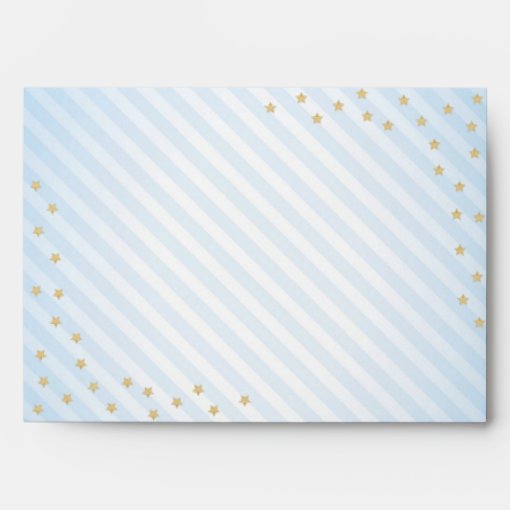 Blue and Gold Envelopes, Twinkle Little Star Envelope | Zazzle