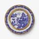 Blue and Gold Willow Pattern Paper Plate | Zazzle