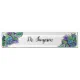 Blue and green floral watercolour art desk name plate | Zazzle