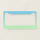 Blue and Green Gradient License Plate Frame | Zazzle