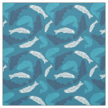 Trout Fishing Fabric | Zazzle