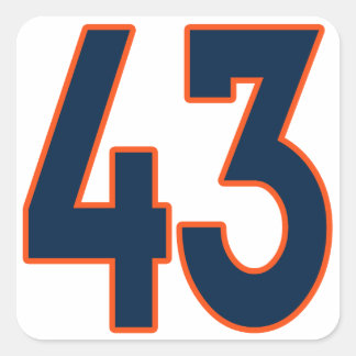 Number 43 Stickers | Zazzle