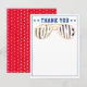 Blue and Red TopOne Birthday Fighter Pilot Thank You Card | Zazzle
