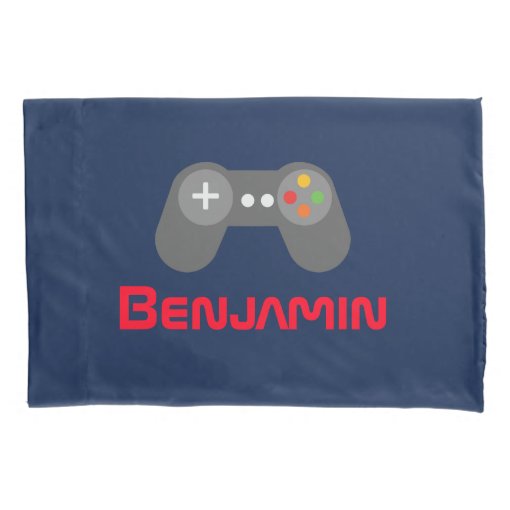 Blue and Red Video Game Controller Pillowcase | Zazzle Blue and Red Video Game Controller Pillowcase | Zazzle