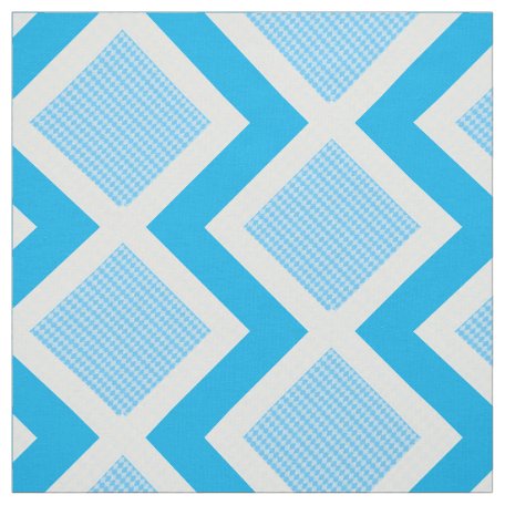 Navy Blue and White Argyle Pattern Fabric | Zazzle.com