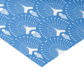 Blue and white art-deco pattern tissue paper | Zazzle