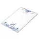 Blue and White Floral China Pattern with Bird Notepad | Zazzle