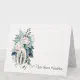 Blue and White Floral Virgin Mary Religious Note Card | Zazzle
