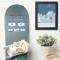 Blue and White Hebrew Zionist Stand with Israel Sticker | Zazzle