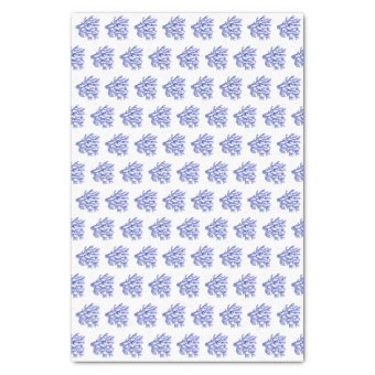 Blue and white sea coral tissue paper | Zazzle