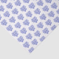 Blue and white sea coral tissue paper | Zazzle
