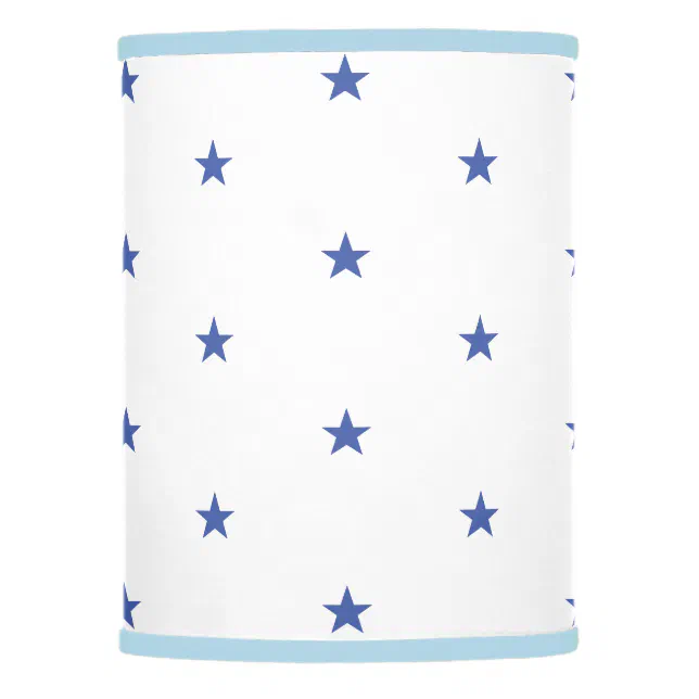 Blue and White Star Lamp Shade | Zazzle