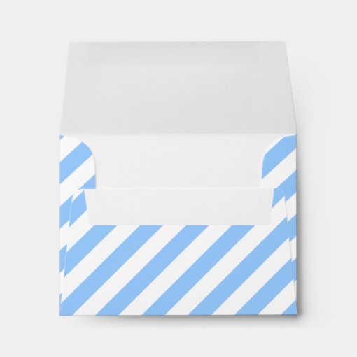 Blue and White Stripes. Envelope | Zazzle